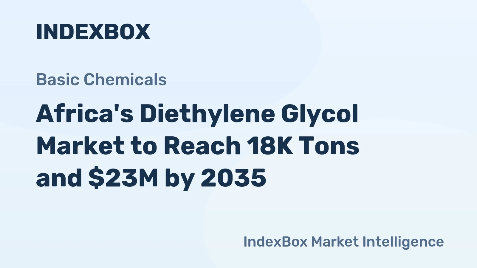 Africa's Diethylene Glycol Market to Reach 18K Tons and $23M by 2035
