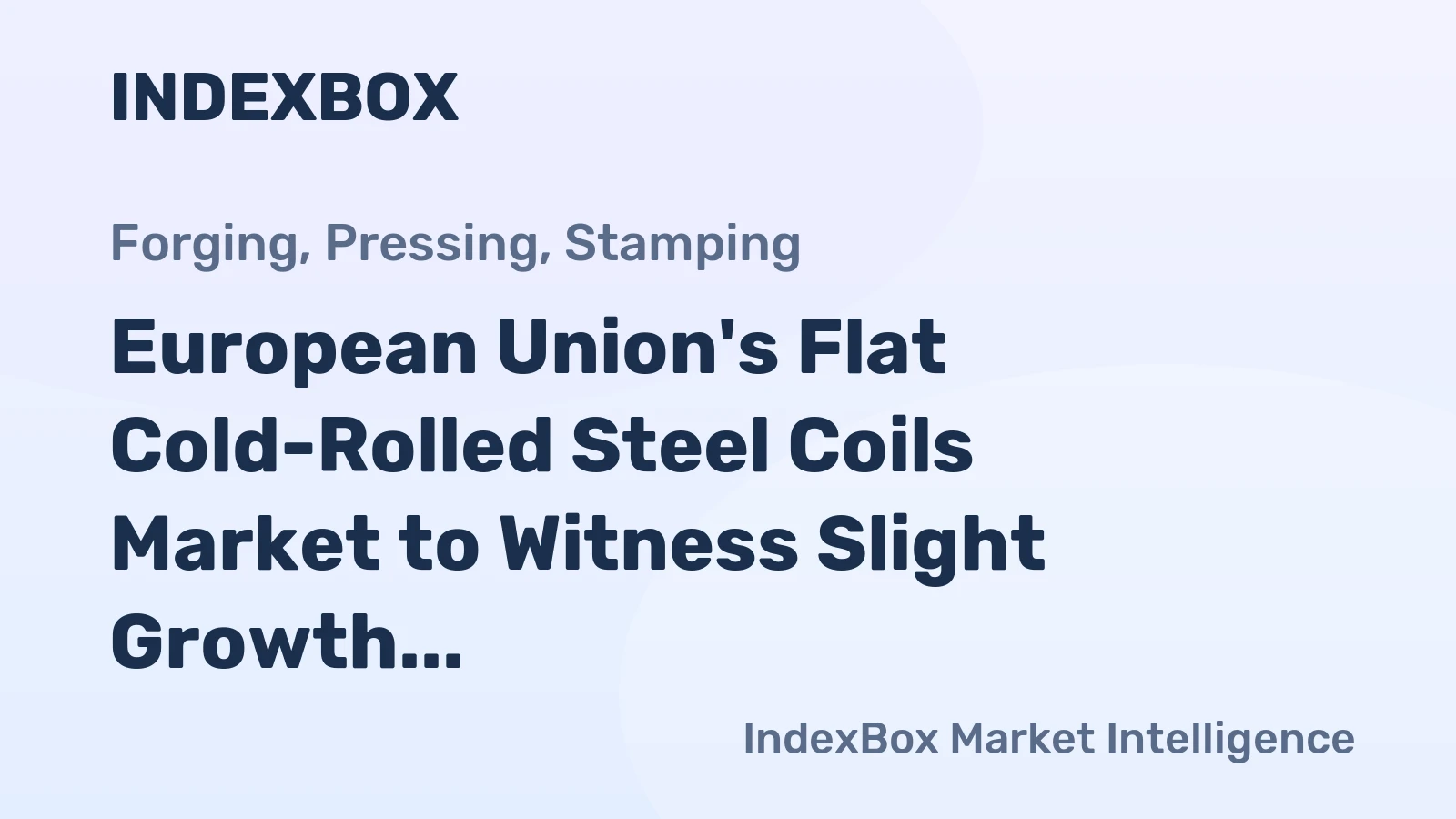 European Union's Flat Cold-Rolled Steel Coils Market to Witness Slight Growth with +1.2% CAGR from 2024 to 2035
