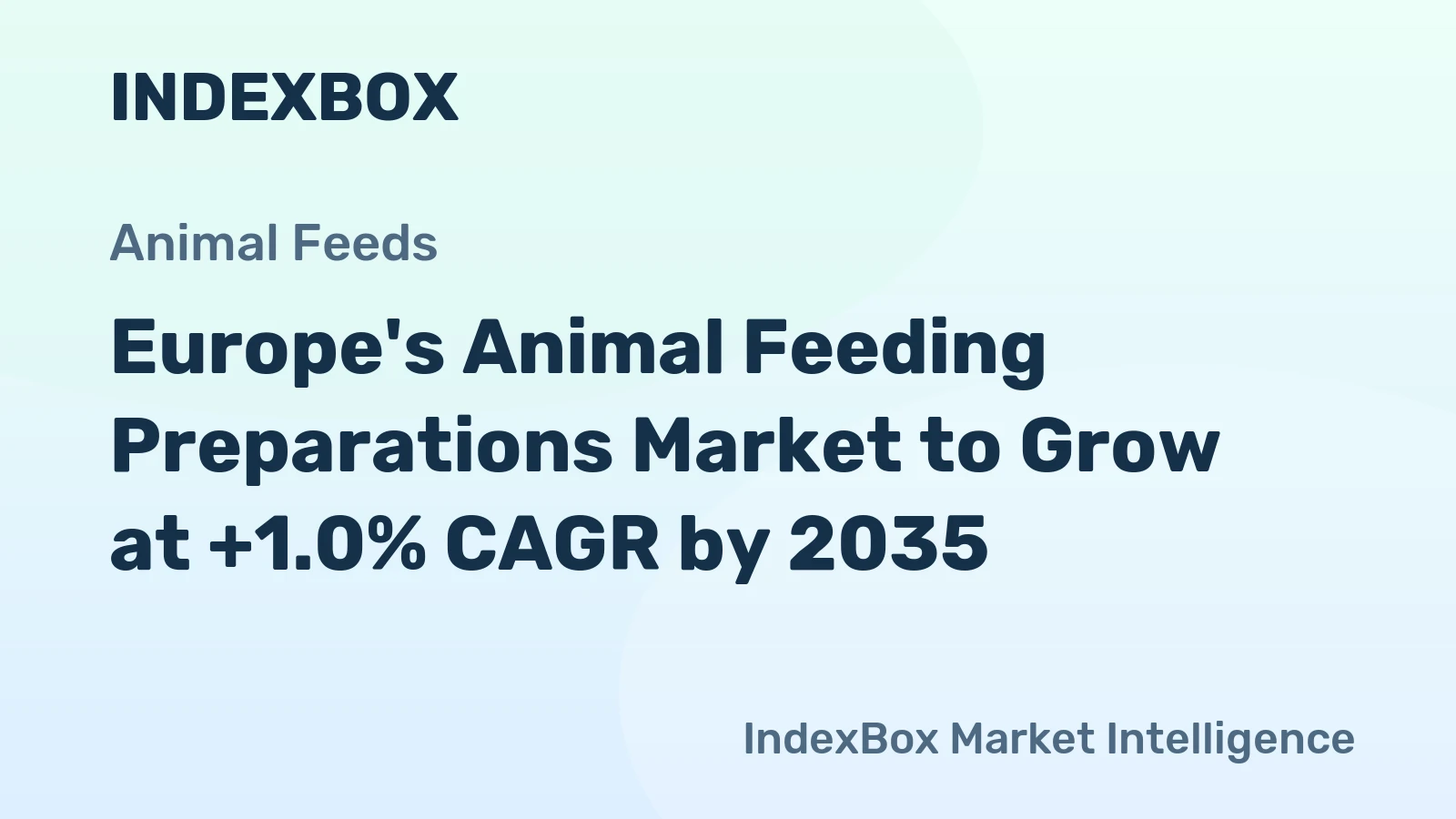 Europe's Animal Feeding Preparations Market to Grow at +1.0% CAGR by 2035