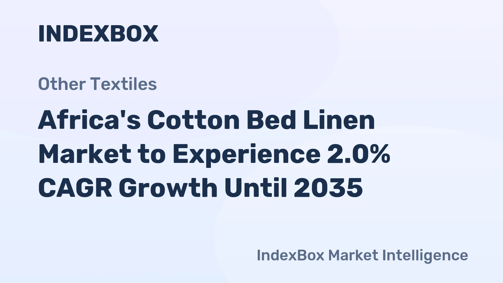 Africa's Cotton Bed Linen Market to Experience 2.0% CAGR Growth Until 2035