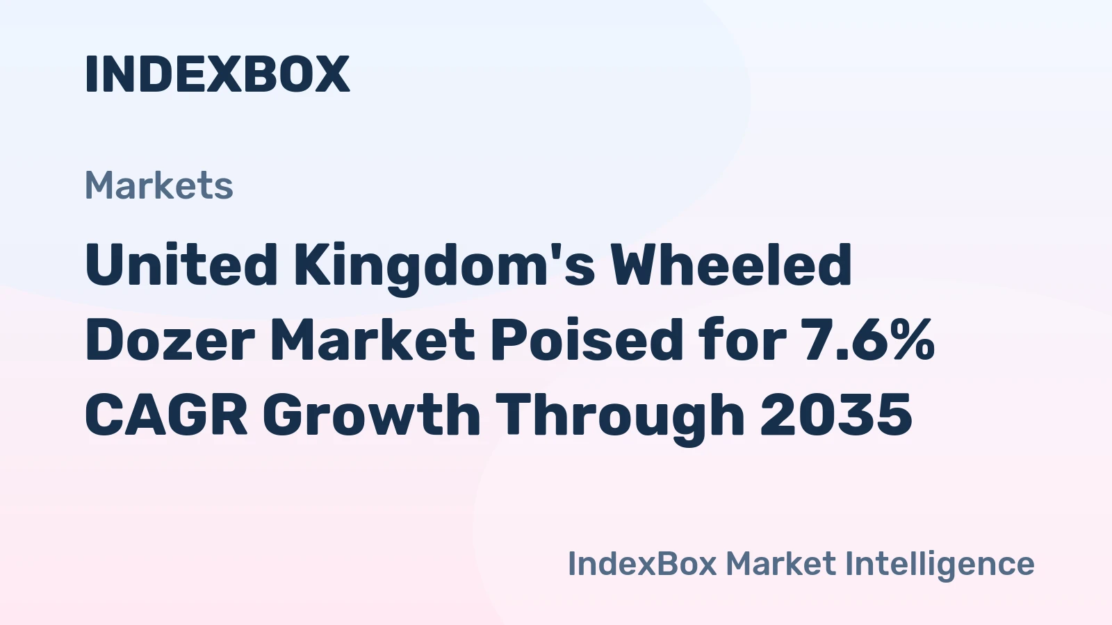 United Kingdom's Wheeled Dozer Market Poised for 7.6% CAGR Growth Through 2035