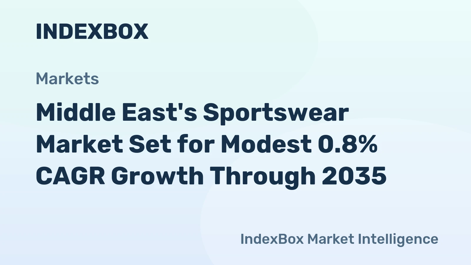Middle East's Sportswear Market Set for Modest 0.8% CAGR Growth Through 2035