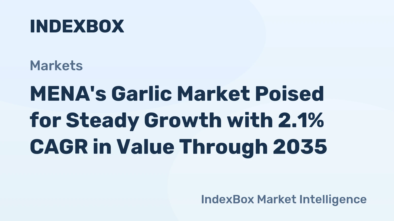 MENA's Garlic Market Poised for Steady Growth with 2.1% CAGR in Value Through 2035