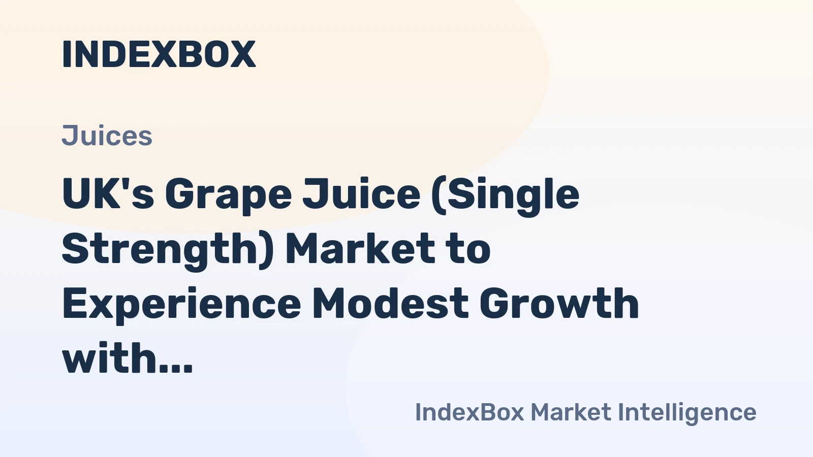 UK's Grape Juice (Single Strength) Market to Experience Modest Growth with CAGR of +1.9% over Next Decade