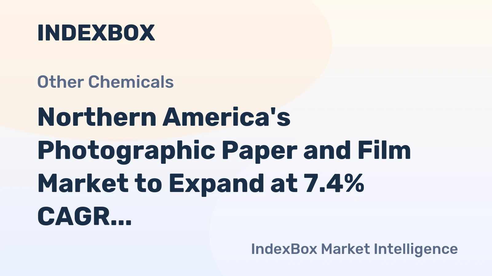Northern America's Photographic Paper and Film Market to Expand at 7.4% CAGR Through 2035