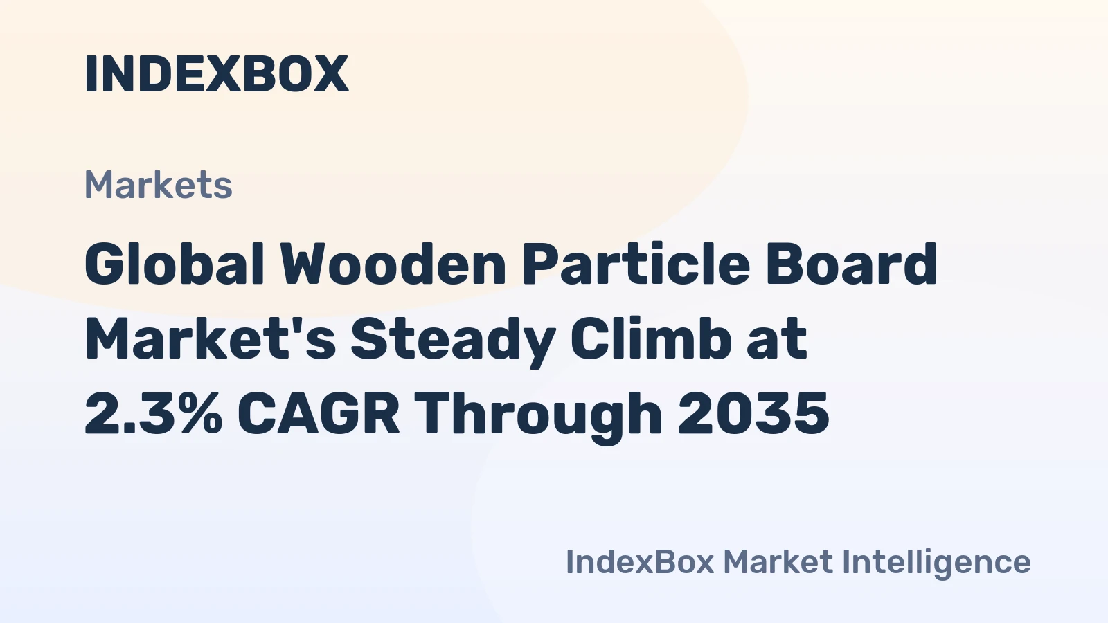 Global Wooden Particle Board Market's Steady Climb at 2.3% CAGR Through 2035