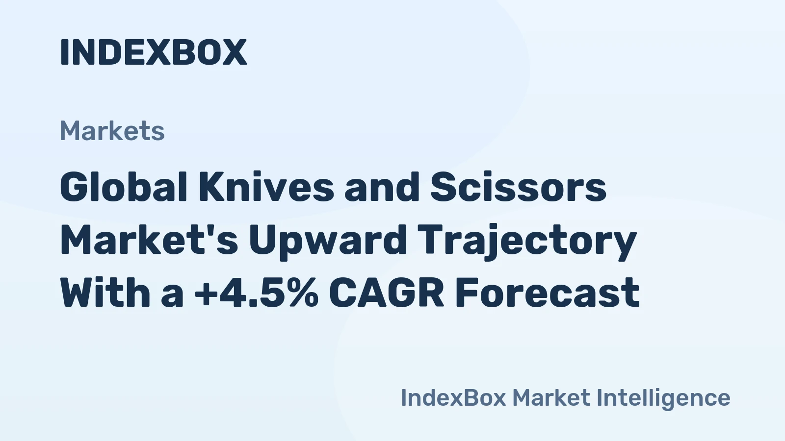 Global Knives and Scissors Market's Upward Trajectory With a +4.5% CAGR Forecast