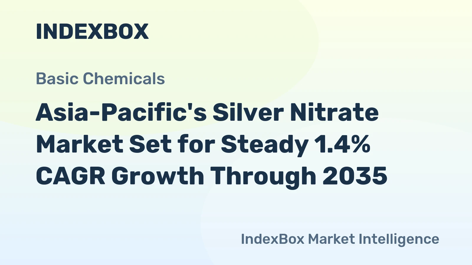 Asia-Pacific's Silver Nitrate Market Set for Steady 1.4% CAGR Growth Through 2035