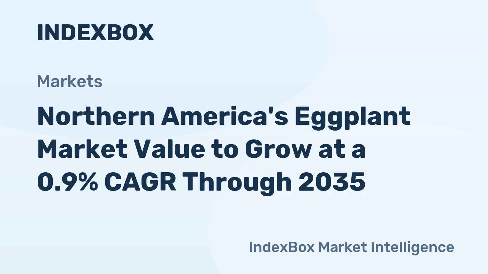 Northern America's Eggplant Market Value to Grow at a 0.9% CAGR Through 2035