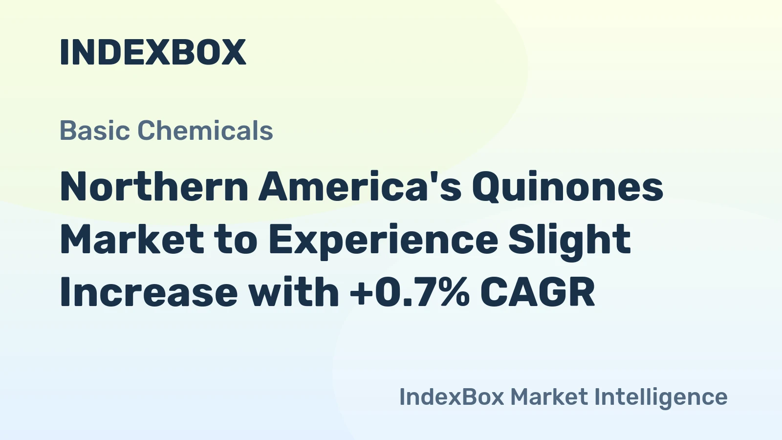 Northern America's Quinones Market to Experience Slight Increase with +0.7% CAGR