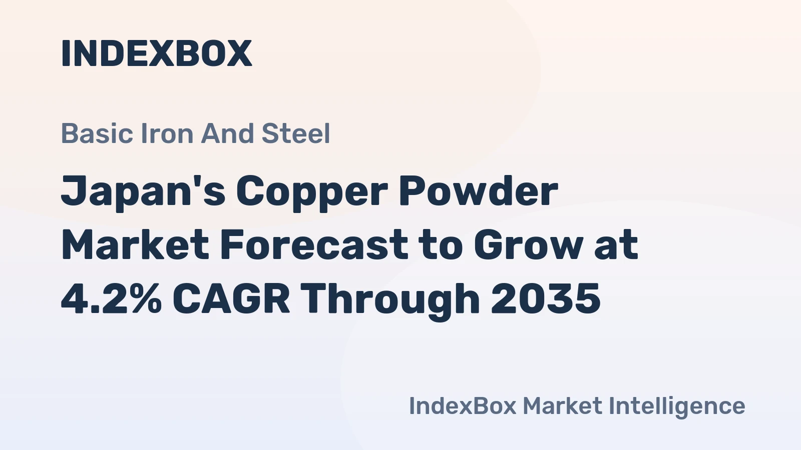 Japan's Copper Powder Market Forecast to Grow at 4.2% CAGR Through 2035