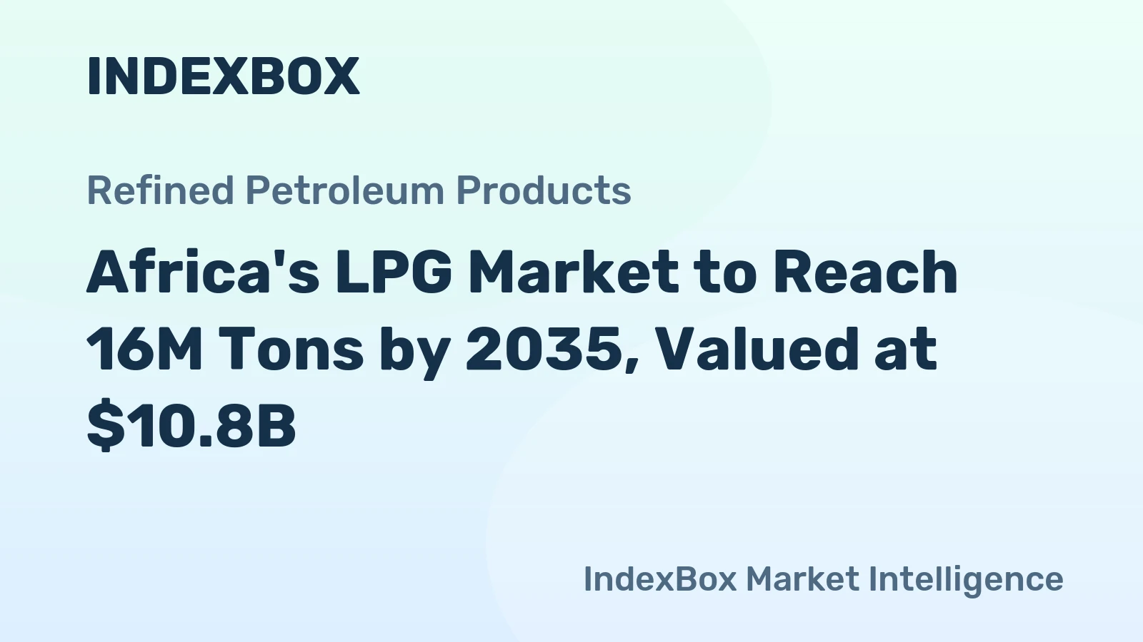 Africa's LPG Market to Reach 16M Tons by 2035, Valued at $10.8B
