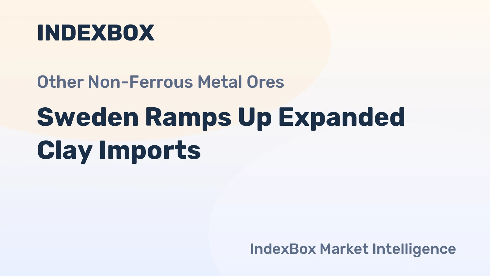 Sweden Ramps Up Expanded Clay Imports