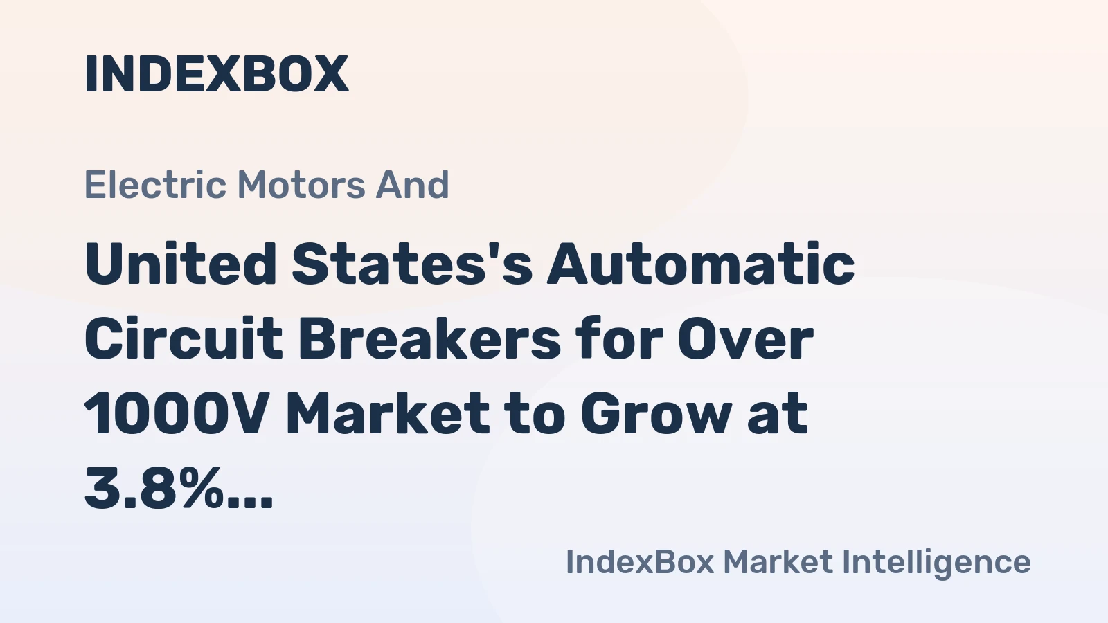 United States's Automatic Circuit Breakers for Over 1000V Market to Grow at 3.8% CAGR Over Next Decade