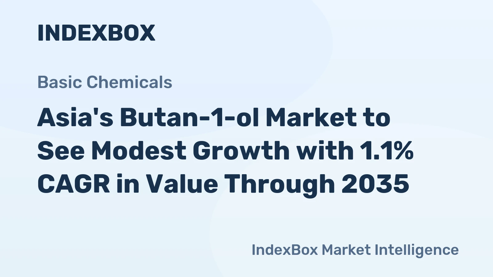 Asia's Butan-1-ol Market to See Modest Growth with 1.1% CAGR in Value Through 2035