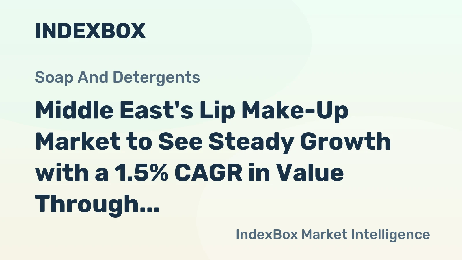 Middle East's Lip Make-Up Market to See Steady Growth with a 1.5% CAGR in Value Through 2035