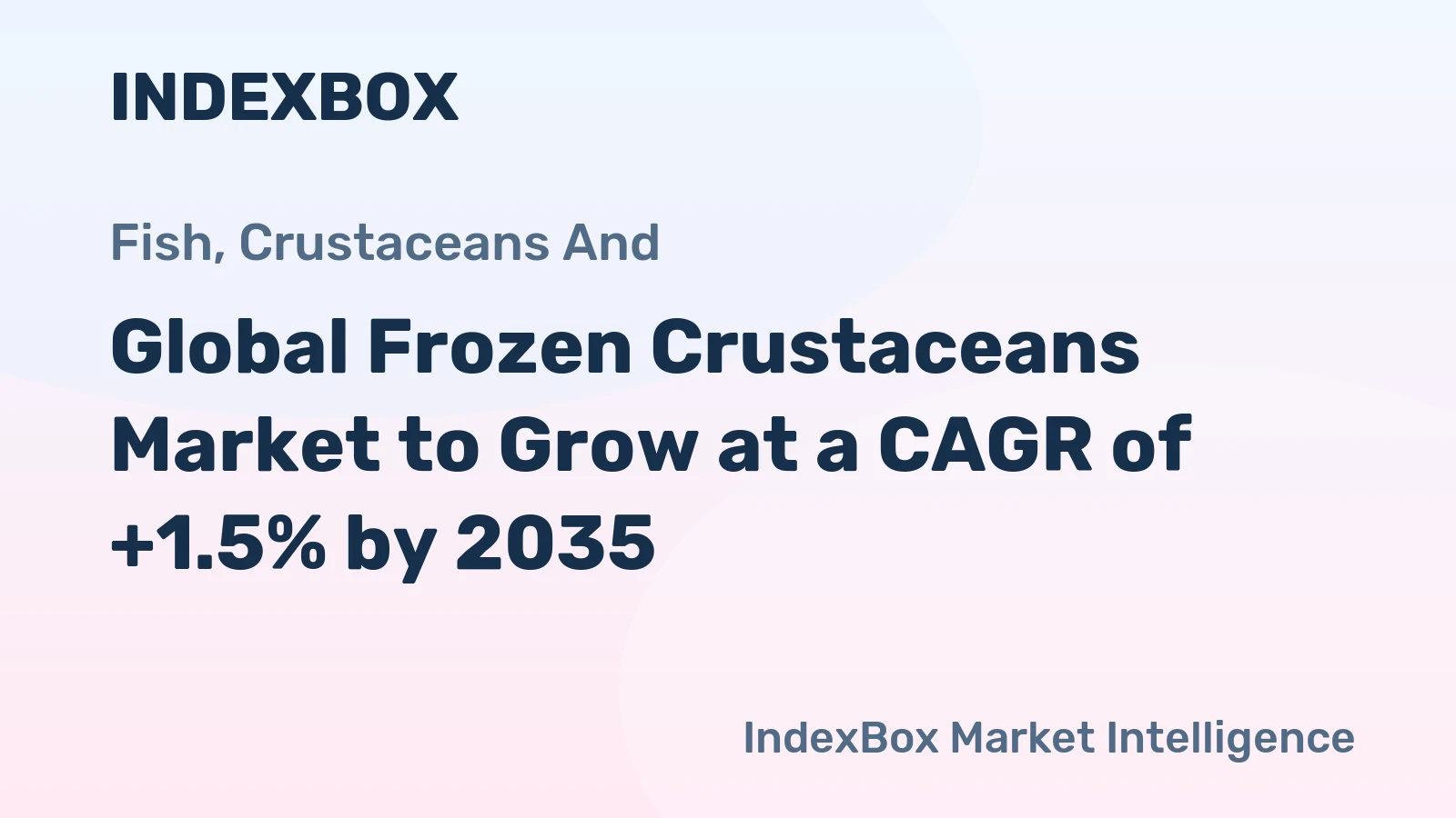 Global Frozen Crustaceans Market to Grow at a CAGR of +1.5% by 2035