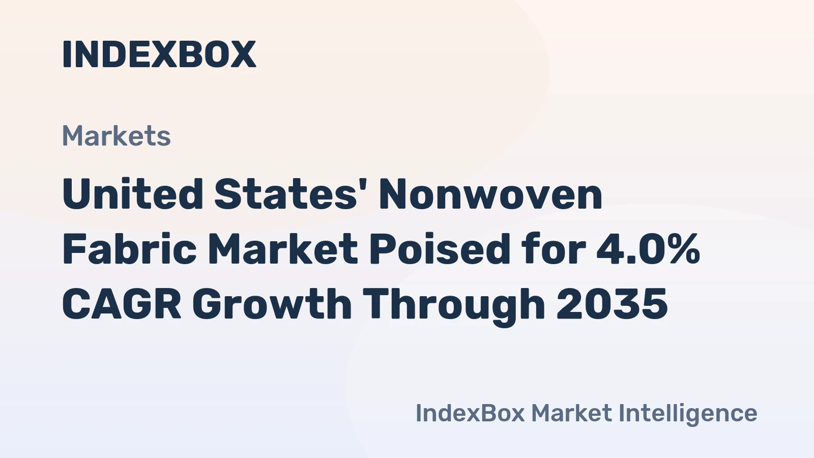 United States' Nonwoven Fabric Market Poised for 4.0% CAGR Growth Through 2035