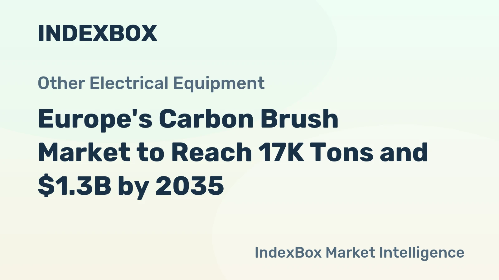 Europe's Carbon Brush Market to Reach 17K Tons and $1.3B by 2035