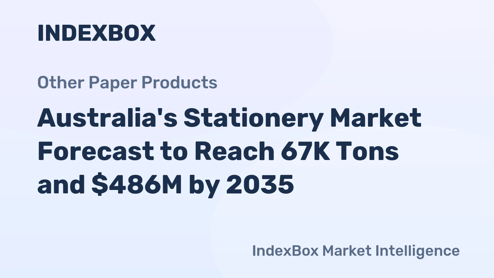 Australia's Stationery Market Forecast to Reach 67K Tons and $486M by 2035