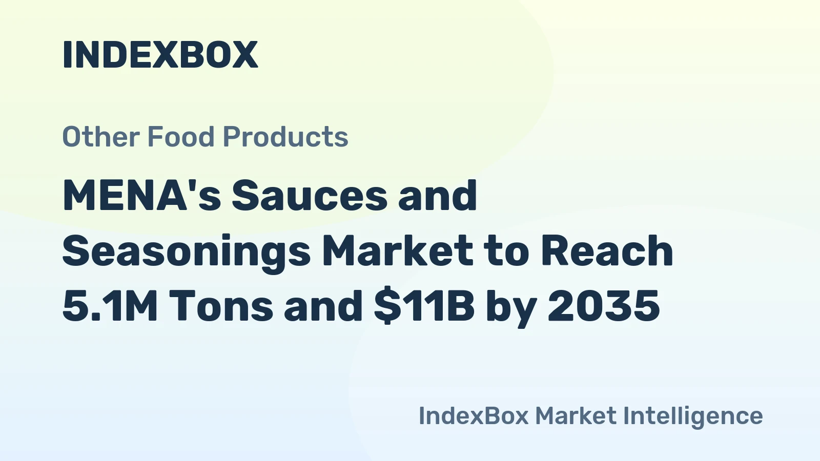 MENA's Sauces and Seasonings Market to Reach 5.1M Tons and $11B by 2035