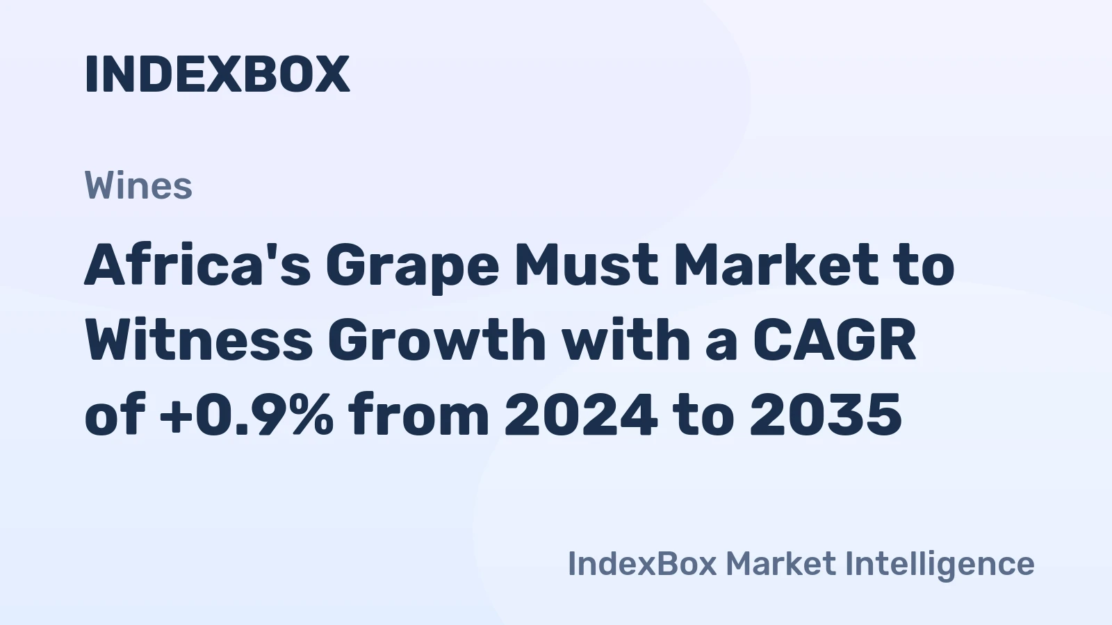 Africa's Grape Must Market to Witness Growth with a CAGR of +0.9% from 2024 to 2035