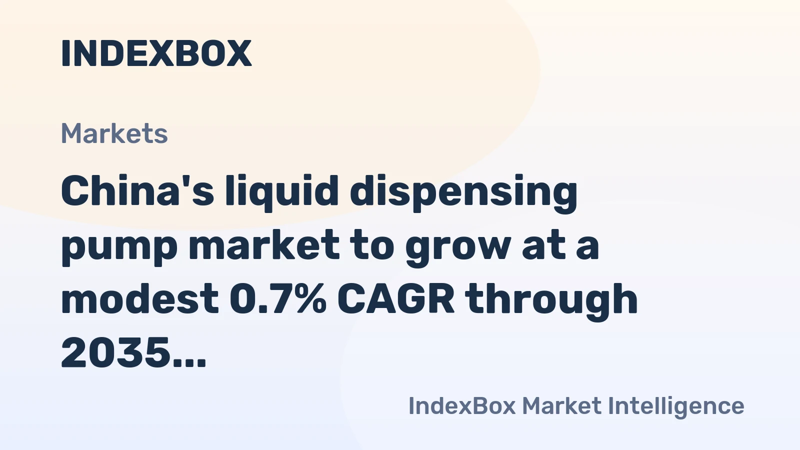 China's liquid dispensing pump market to grow at a modest 0.7% CAGR through 2035, reaching $802M, driven by sustained demand.