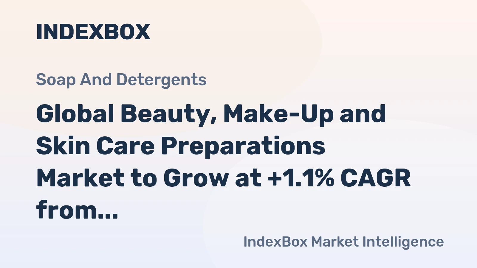 Global Beauty, Make-Up and Skin Care Preparations Market to Grow at +1.1% CAGR from 2024 to 2035