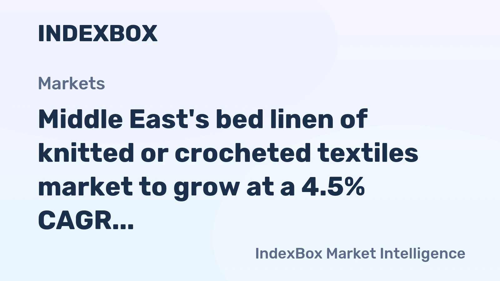 Middle East's bed linen of knitted or crocheted textiles market to grow at a 4.5% CAGR, reaching $428M by 2035 on sustained demand.