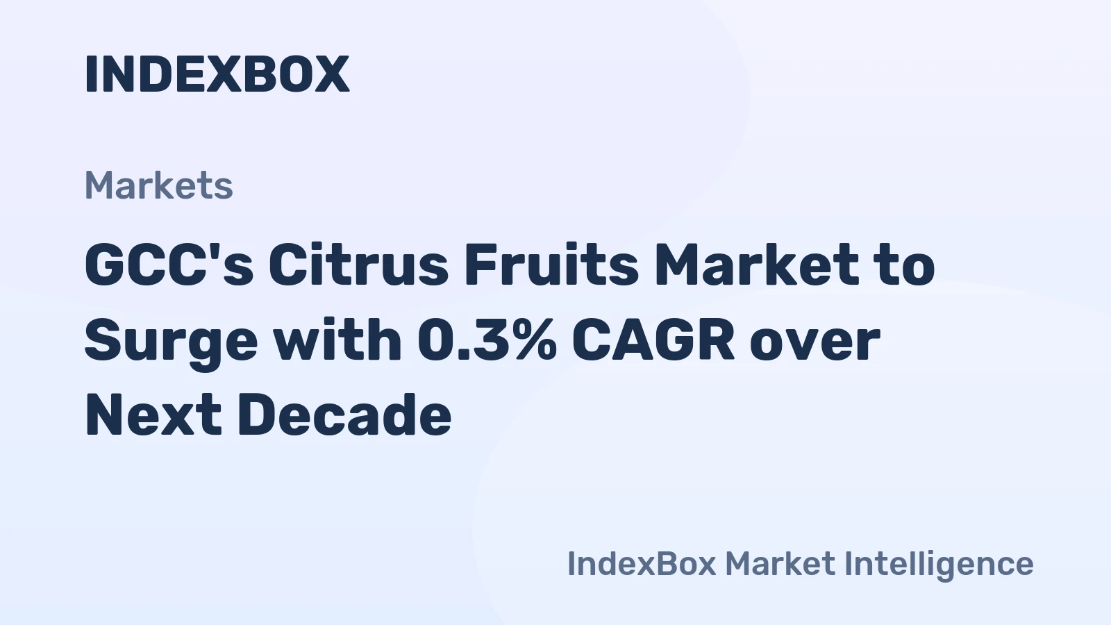 GCC's Citrus Fruits Market to Surge with 0.3% CAGR over Next Decade
