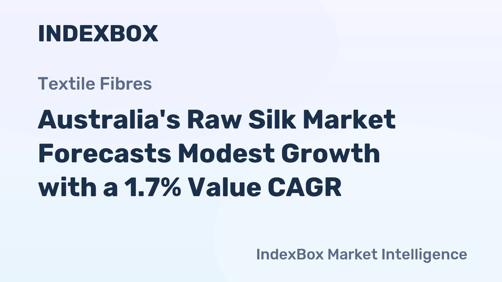 Australia's Raw Silk Market Forecasts Modest Growth with a 1.7% Value CAGR