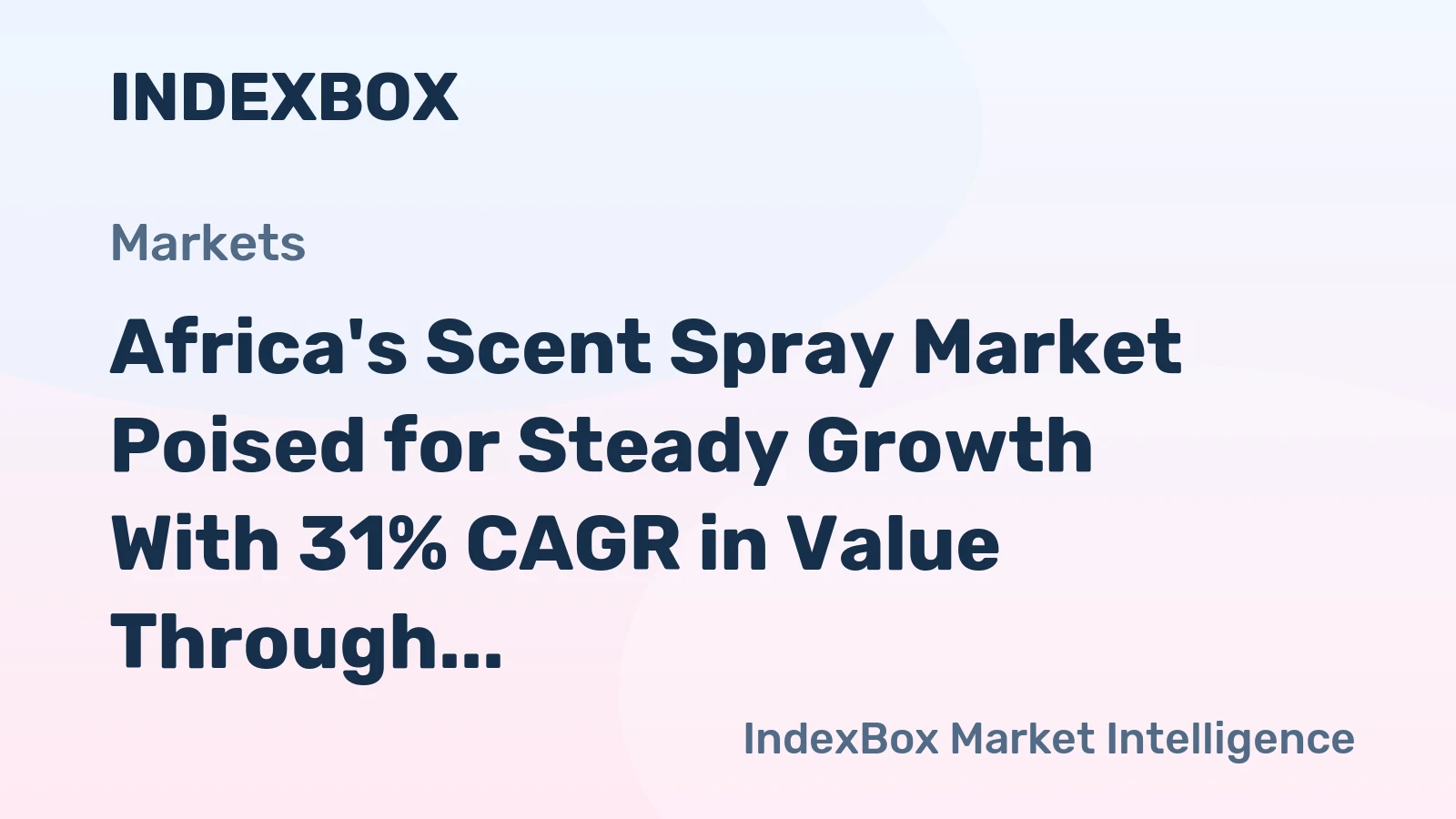 Africa's Scent Spray Market Poised for Steady Growth With 31% CAGR in Value Through 2035
