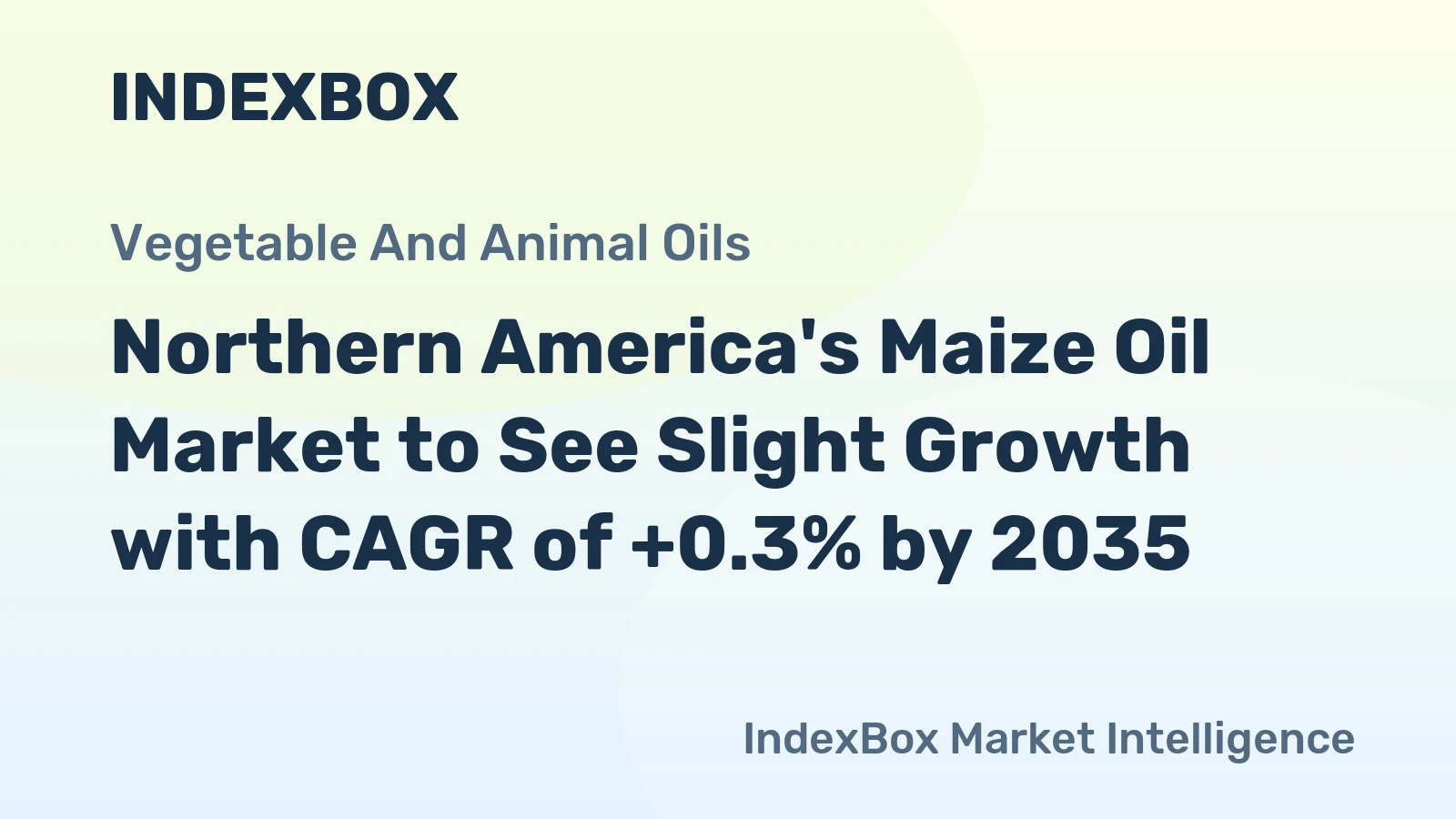Northern America's Maize Oil Market to See Slight Growth with CAGR of +0.3% by 2035