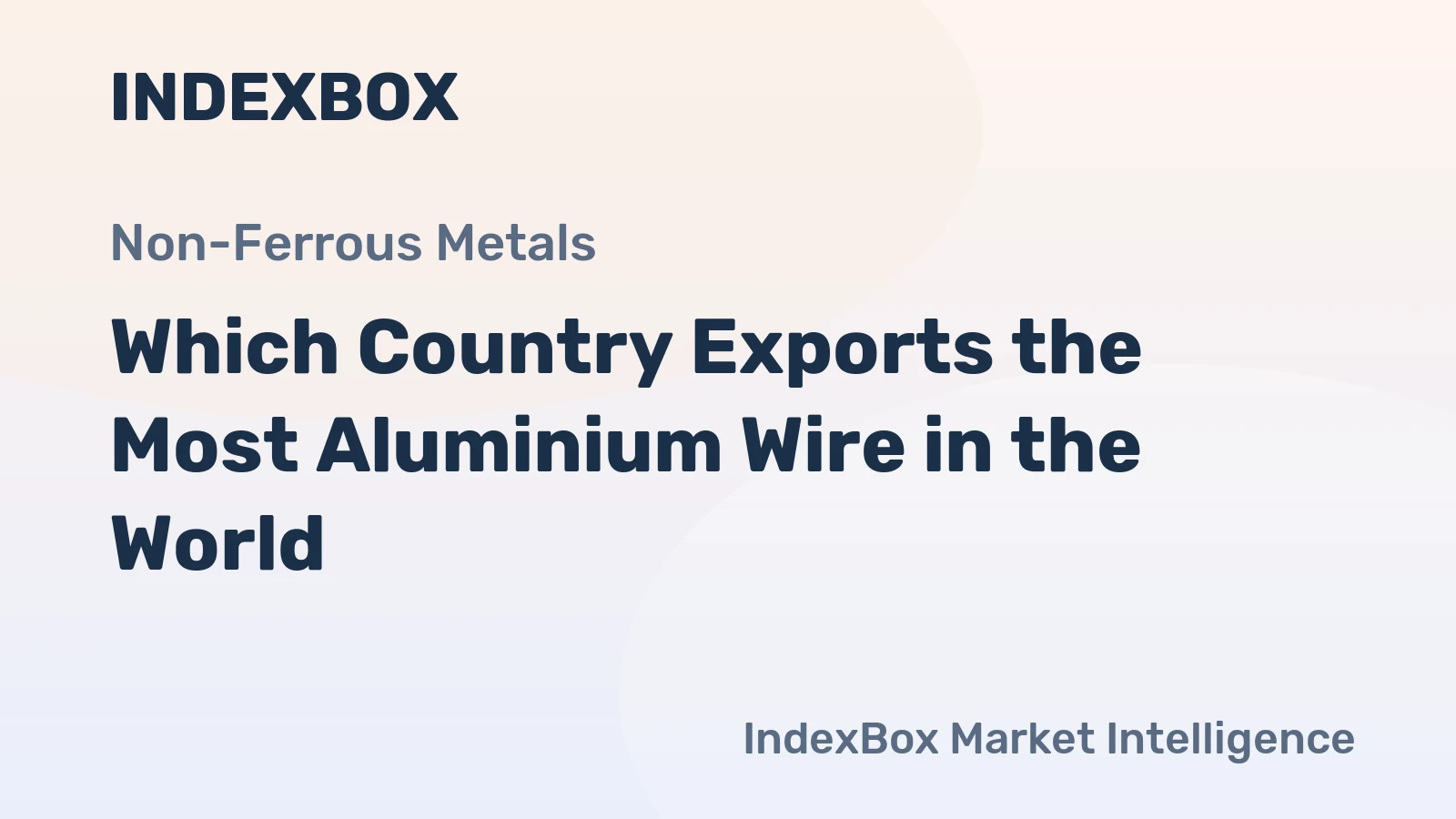 Which Country Exports the Most Aluminium Wire in the World?