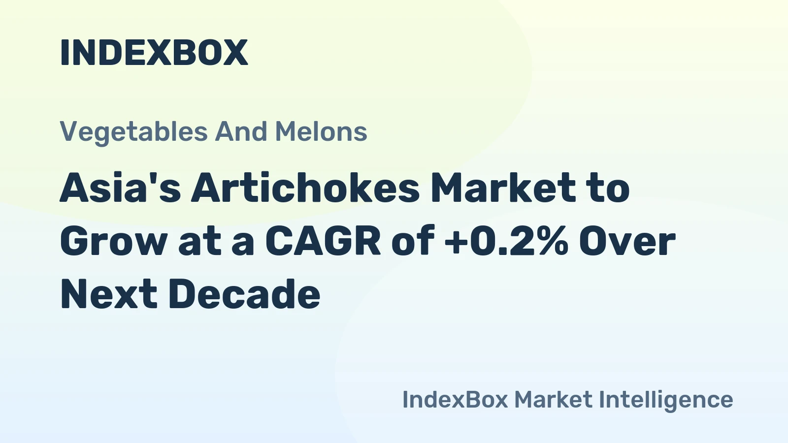 Asia's Artichokes Market to Grow at a CAGR of +0.2% Over Next Decade