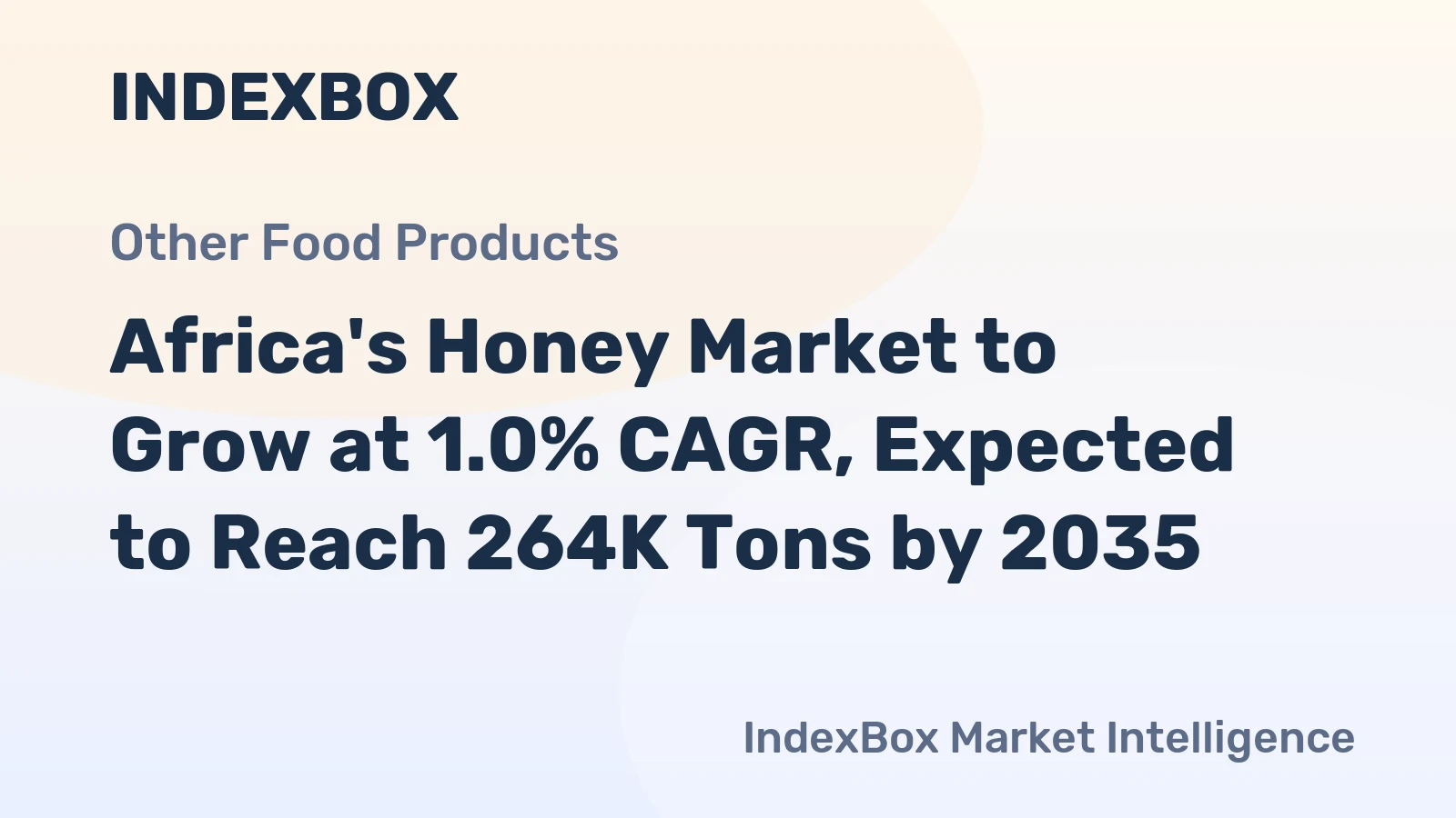 Africa's Honey Market to Grow at 1.0% CAGR, Expected to Reach 264K Tons by 2035