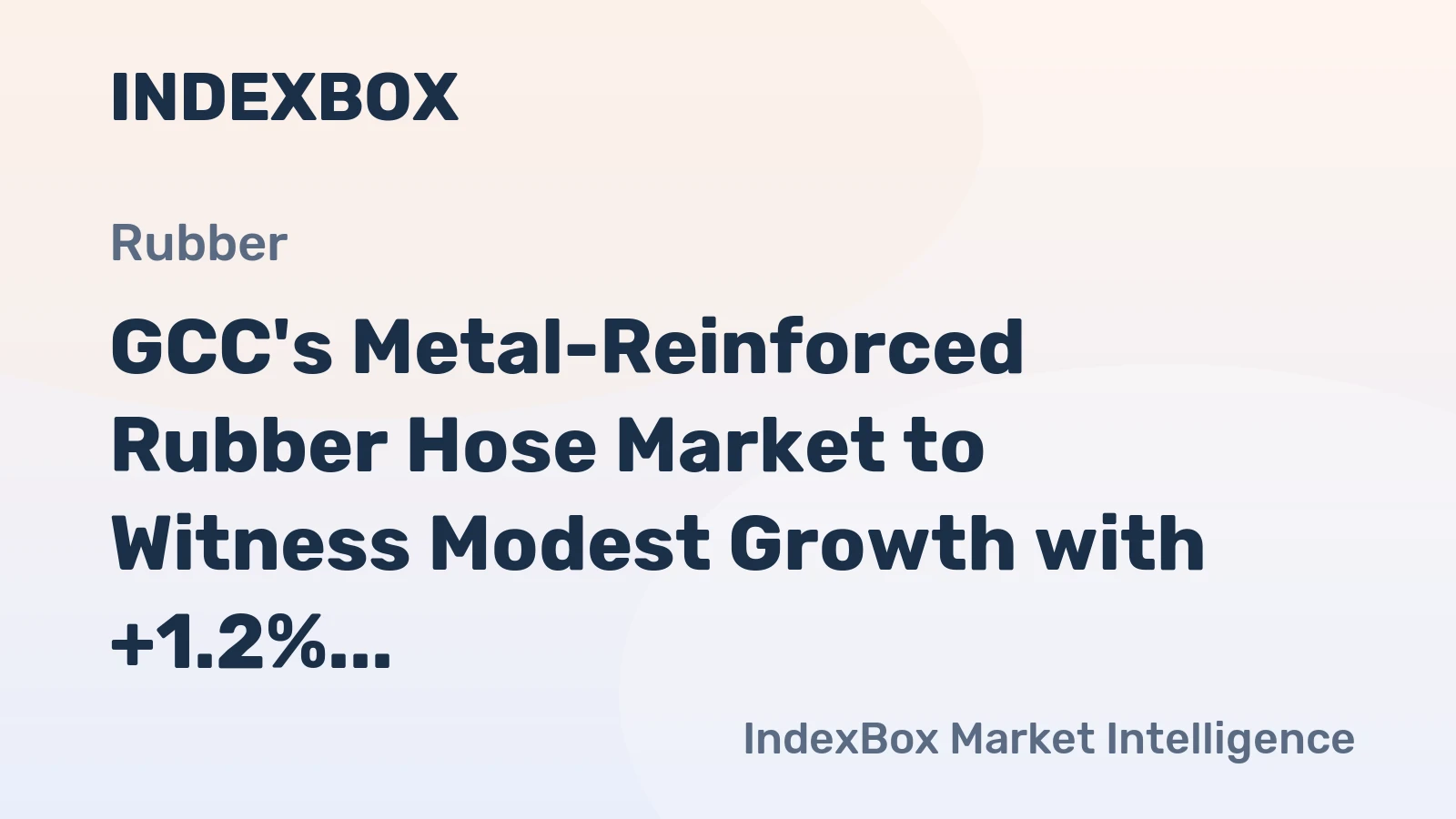 GCC's Metal-Reinforced Rubber Hose Market to Witness Modest Growth with +1.2% CAGR Until 2035