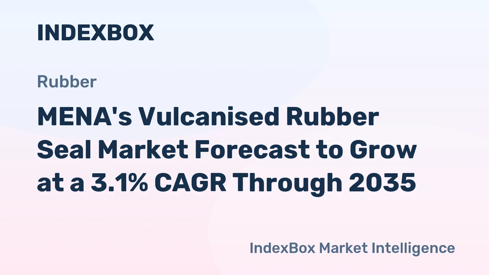 MENA's Vulcanised Rubber Seal Market Forecast to Grow at a 3.1% CAGR Through 2035