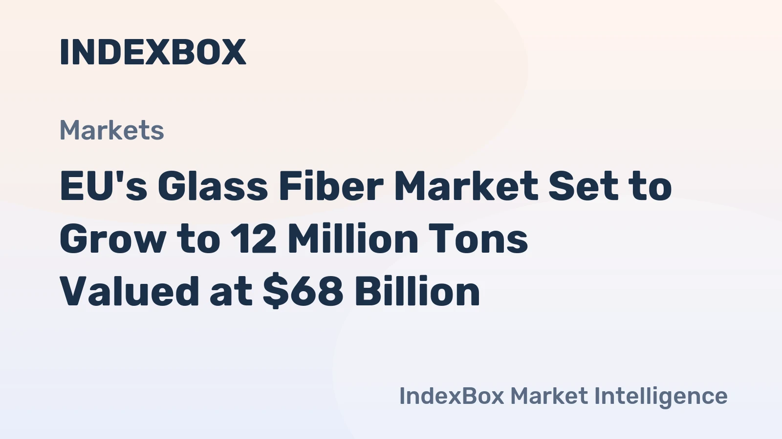 EU's Glass Fiber Market Set to Grow to 12 Million Tons Valued at $68 Billion