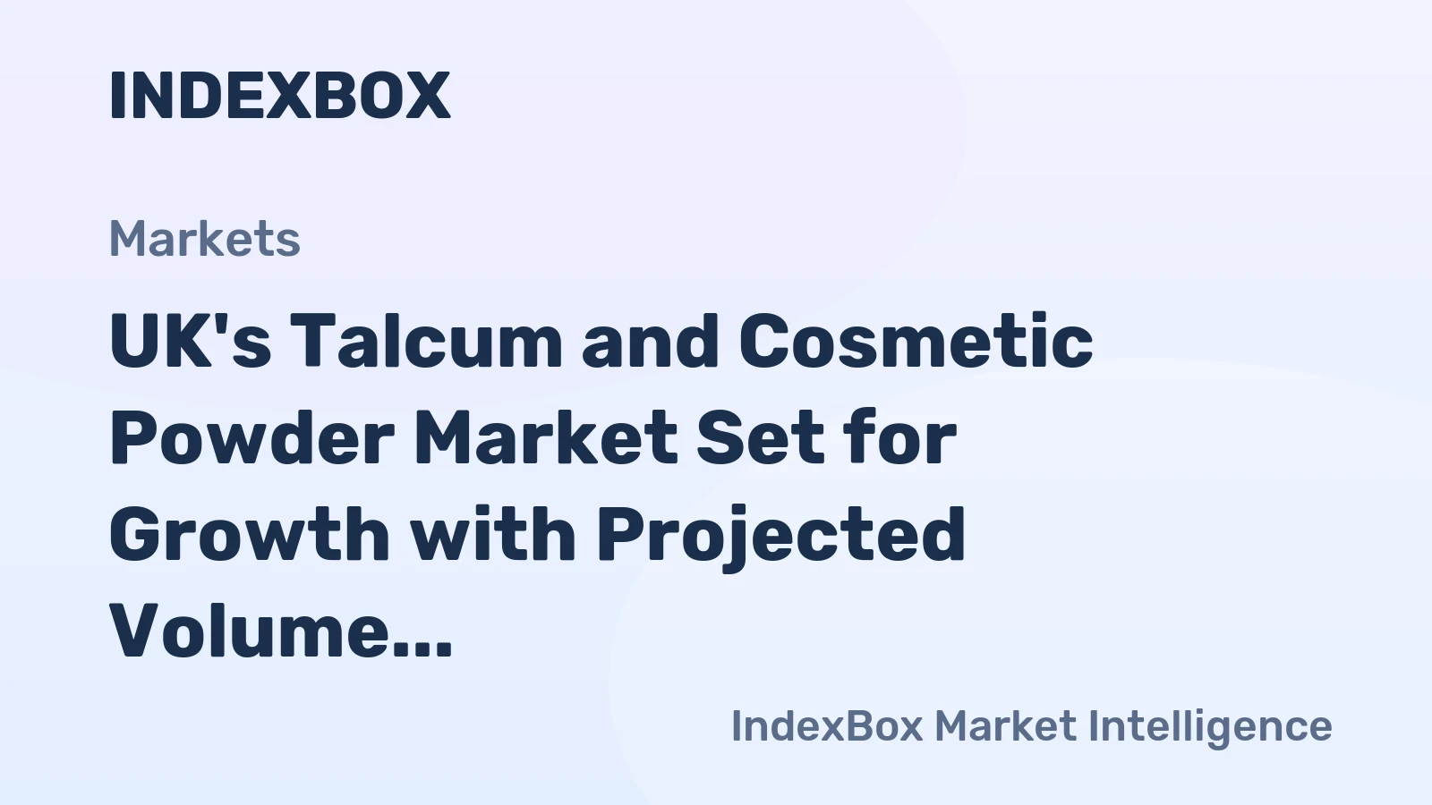 UK's Talcum and Cosmetic Powder Market Set for Growth with Projected Volume of 8.1K Tons and Value of $177M by 2035