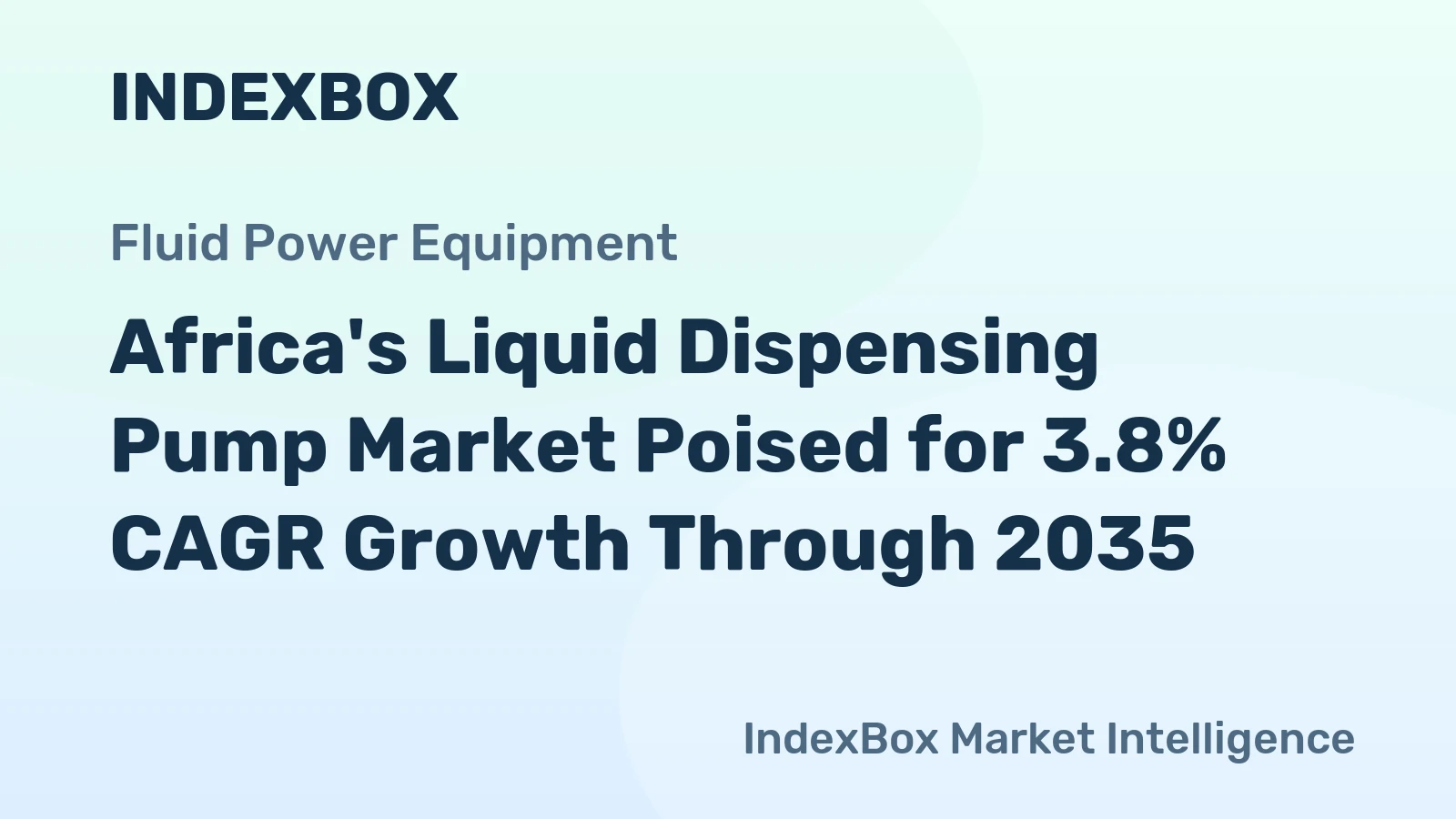 Africa's Liquid Dispensing Pump Market Poised for 3.8% CAGR Growth Through 2035