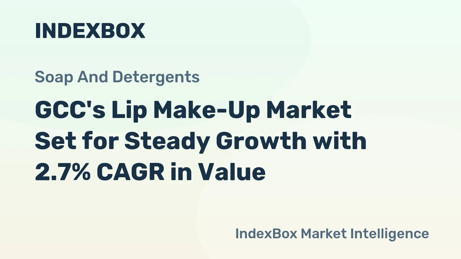 GCC's Lip Make-Up Market Set for Steady Growth with 2.7% CAGR in Value