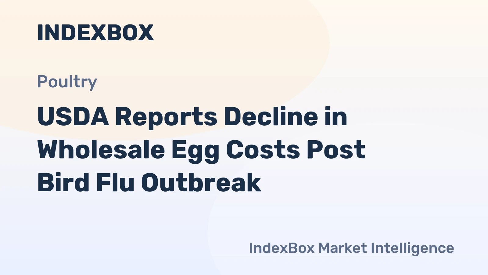 USDA Reports Decline in Wholesale Egg Costs Post Bird Flu Outbreak