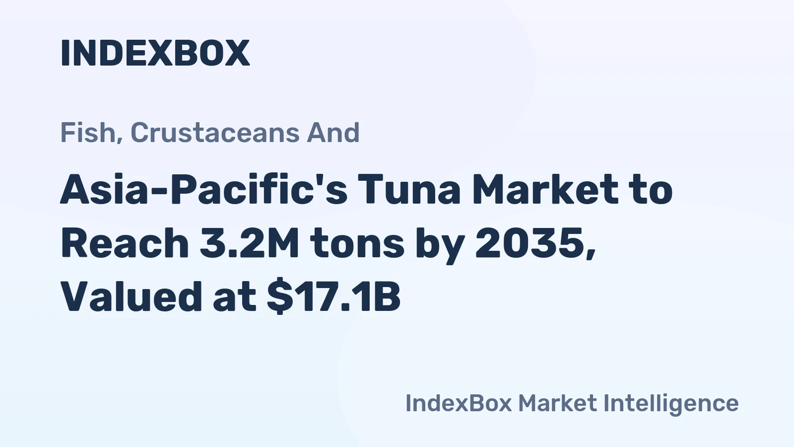 Asia-Pacific's Tuna Market to Reach 3.2M tons by 2035, Valued at $17.1B