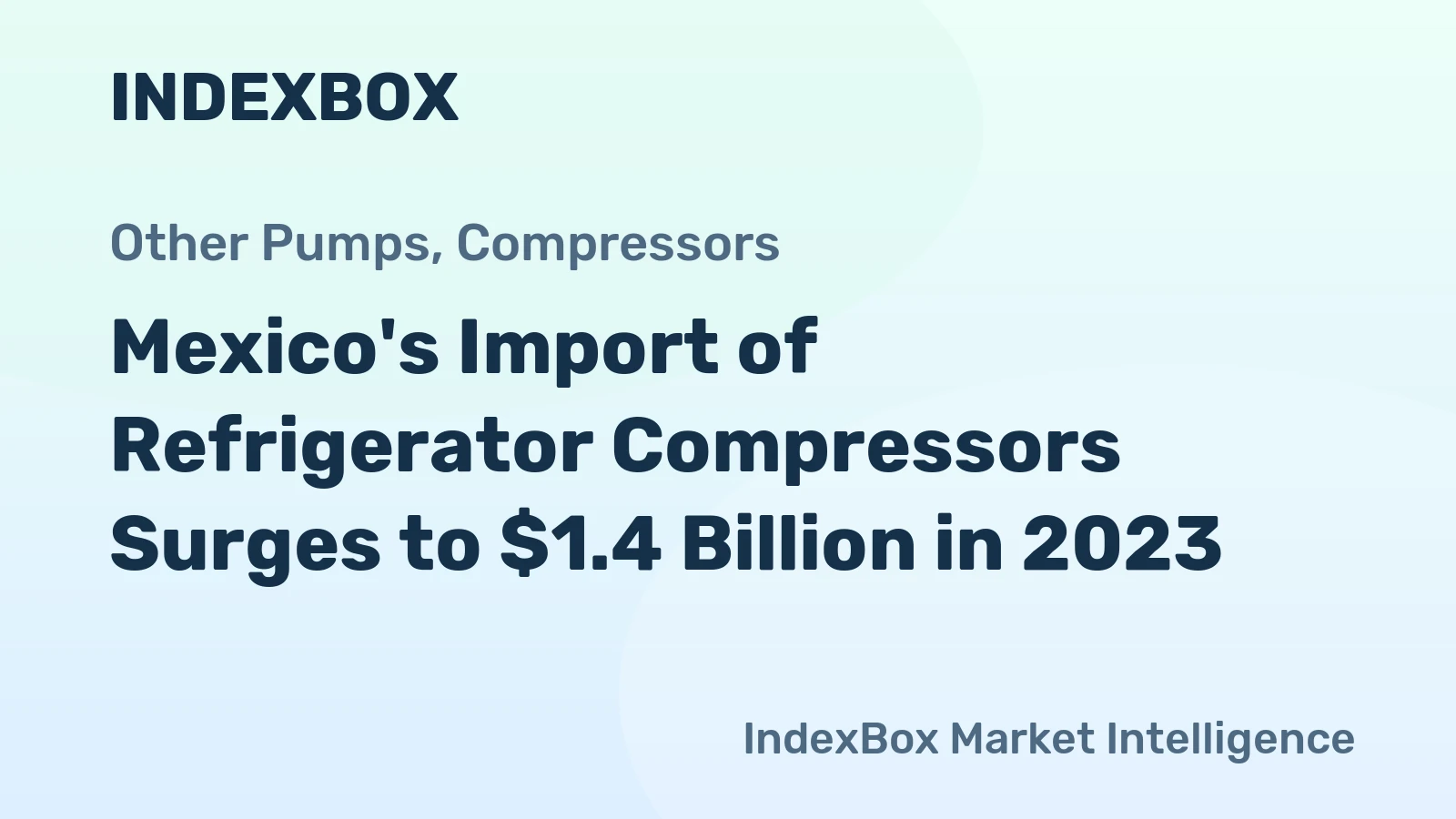 Mexico's Import of Refrigerator Compressors Surges to $1.4 Billion in 2023