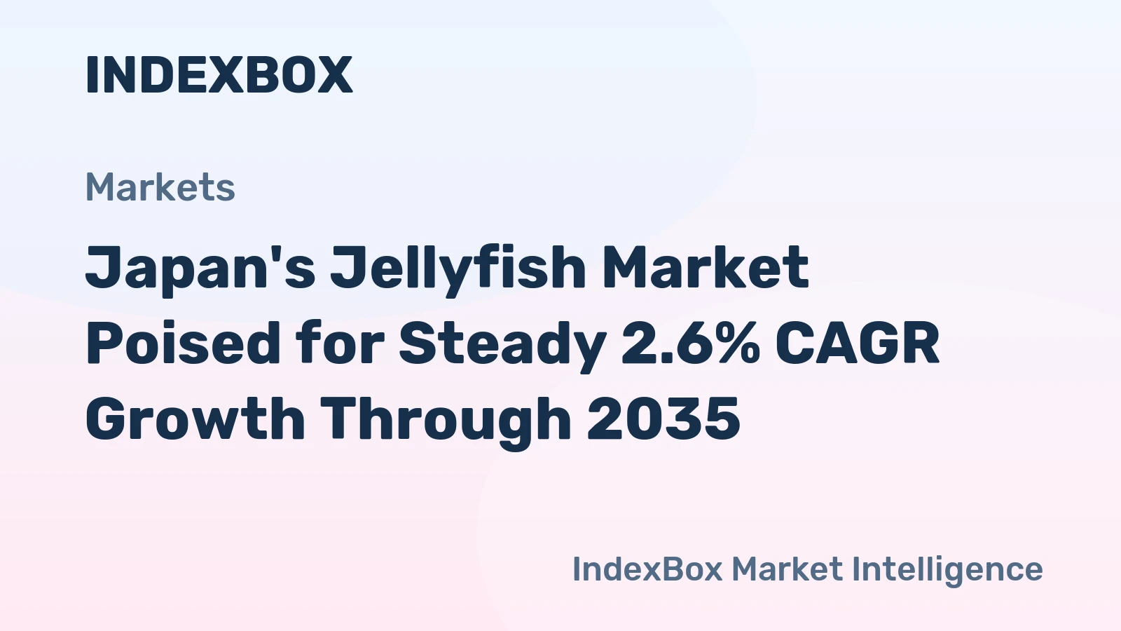 Japan's Jellyfish Market Poised for Steady 2.6% CAGR Growth Through 2035