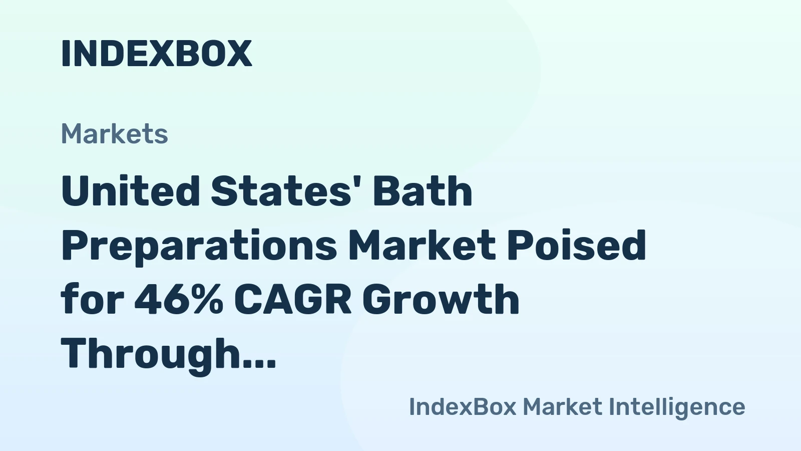 United States' Bath Preparations Market Poised for 46% CAGR Growth Through 2035