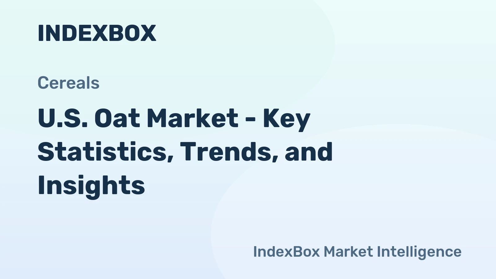 U.S. Oat Market - Key Statistics, Trends, and Insights