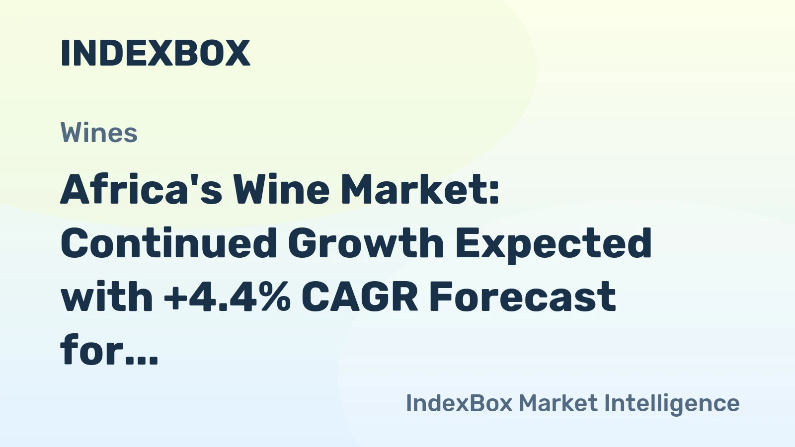 Africa's Wine Market: Continued Growth Expected with +4.4% CAGR Forecast for 2024-2035