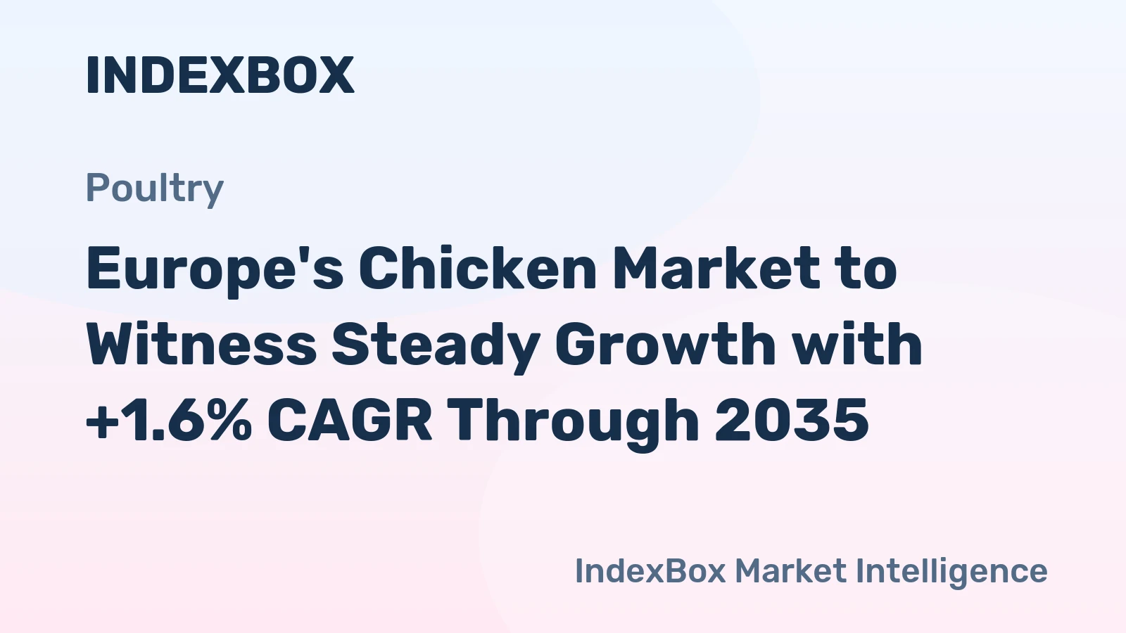 Europe's Chicken Market to Witness Steady Growth with +1.6% CAGR Through 2035